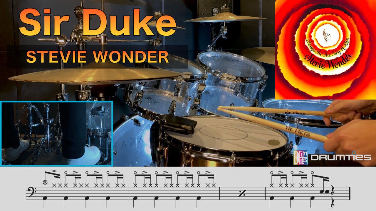 STEVIE WONDER【Sir Duke】 | Drumties
